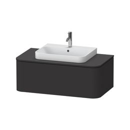 Duravit Waschtischunterschrank Happy D.2 Plus 100x55cm, f K, 1 AZ, f AWT, graph matt (HP494108080)