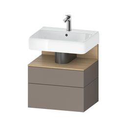 Duravit Waschtischunterschrank Qatego 59x47x59cm, E na/b m, 1 Kast, 1 Ausz. (QA4393030430000)
