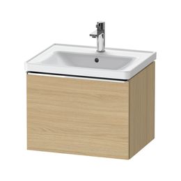 Duravit Waschtischunterschrank D-Neo 58,4x45,2x44cm, 1 A, wd, chr/Eiche Nat (DE4249010300000)