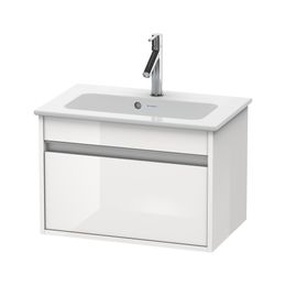 Duravit Waschtischunterschrank Ketho Compact 60x38,5cm, we hgl, 1 Auszug, wandh&auml;ngend (KT642202222)
