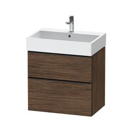 Duravit Waschtischunterschrank D-Neo 68,4x44,2cm, sw/Nuss d, 1 Kast, 1 Ausz. (DE43720BD210000)