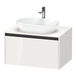 Duravit Waschtischunterschrank Ketho.2 80x55cm, w g, Pl m 1 Ausschn, wandh&auml;ngend (K24885022220000)
