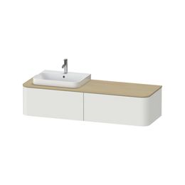 Duravit Waschtischunterschrank o. ES Happy D.2 Plus 35,4x160cm, 2 A, BP l, Nord we. s-matt (HP4944L39390010)