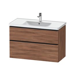 Duravit Waschtischunterschrank D-Neo 98,4x45,2cm, sw/Nuss N, 1 Kast, 1 Ausz. (DE43560BD790000)