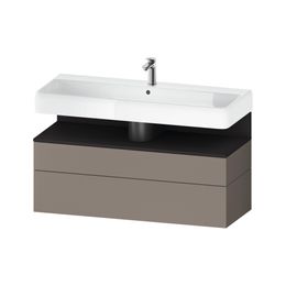Duravit Waschtischunterschrank Qatego 119x47x59cm, gra m/ba m, 1 Kast, 1 Ausz. (QA4396080430000)