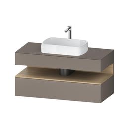 Duravit Waschtischunterschrank Qatego 120x55x60cm, E na/b m, Pl, 1 Schubkast. (QA4732030430000)