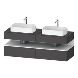 Duravit Waschtischunterschrank Qatego 160x55x60cm, w m/Gr m, Pl, Beck. beids. (QA4779018490000)