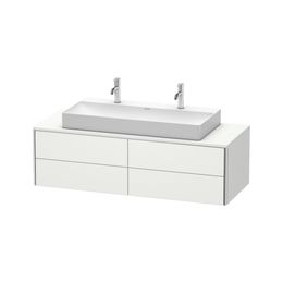 Duravit Waschtischunterschrank XSquare 140x54,8x40cm, 4 La, wd, Nord we s-matt (XS4915M3939)