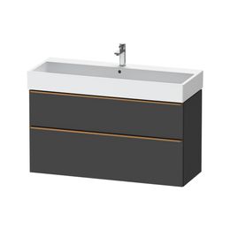 Duravit Waschtischunterschrank D-Neo 118,4x44,2cm, b geb/Gra m, 1 Kast, 1 A (DE4375004490000)
