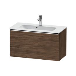 Duravit Waschtischunterschrank D-Neo Compact 81x37,2, chr/Nussb dkl., 1 Ausz., wandh&auml;ngend (DE4269010210000)
