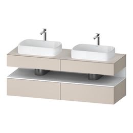 Duravit Waschtischunterschrank Qatego 160x55x60cm, w m/ta m, Pl, Beck. beids. (QA4779018910000)