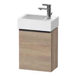 Duravit Waschtischunterschrank D-Neo 36,4x22,2x44cm, 1 T&uuml;r, An R, sw/Ei marm. (DE4218RBD550000)