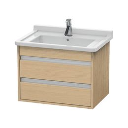 Duravit Waschtischunterschrank Ketho 65x45,5cm, Ei Nat, 2 Schubk., wandh&auml;ngend (KT664303030)