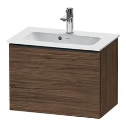 Duravit Waschtischunterschrank D-Neo Compact 61x37,2, sw/Nuss dkl., 1 Ausz., wandh&auml;ngend (DE42680BD210000)