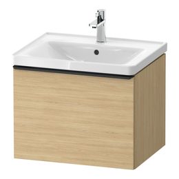 Duravit Waschtischunterschrank D-Neo 58,4x45,2x44cm, 1 A, wd, sw/Ei Nat (DE42490BD300000)