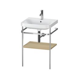 Duravit M&ouml;belwaschtisch-Kombi Happy D.2 Plus 57,5x49cm, 1 HL, Medit. Ei, m Konsole (HP4835O7171)