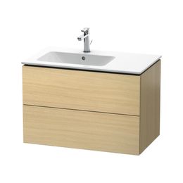 Duravit Waschtischunterschrank L-Cube 82x48,1x55cm, 2 SBK, Beck. li, med. Ei (LC629107171)
