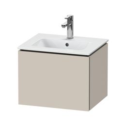 Duravit Waschtischunterschrank Compact L-Cube 52x42,1x40cm, 1 Ausz., wandh&auml;ngend, Tau matt (LC611808383)