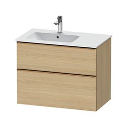 Duravit Waschtischunterschrank D-Neo 81x46,2cm, 1 Kast, B L, b geb/Eiche Nat (DE4366004300000)