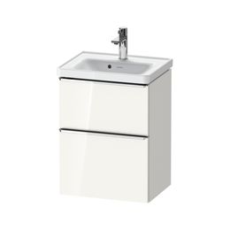 Duravit Waschtischunterschrank D-Neo 48,4x37,2x62,5cm, 1 Schubk., chr/we hgl (DE4350010220000)