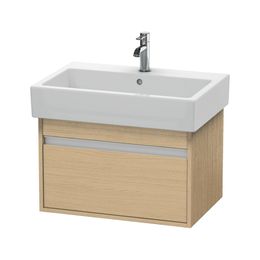 Duravit Waschtischunterschrank Ketho 65x44cm, Ei natur, 1 Auszug, wandh&auml;ngend (KT668403030)
