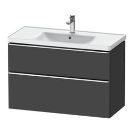 Duravit Waschtischunterschrank D-Neo 98,4x45,2cm, chr/Gra m, 1 Kast, 1 Ausz. (DE4356010490000)