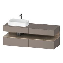 Duravit Waschtischunterschrank Qatego 160x55x60cm, E Ma/Ba m, Pl, B l, B (QA4777055430010)