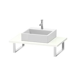 Duravit Konsole L-Cube 80-200x55cm, 1 AS, St&auml;r 3cm, we. hgl (LC106C02222)