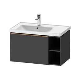 Duravit Waschtischunterschrank D-Neo 78,4x45,2cm, 1 A, B L, b geb/Graphit ma (DE4258004490000)