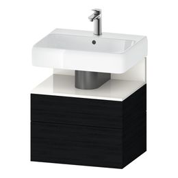 Duravit Waschtischunterschrank Qatego 59x47x59cm, w g/Ei s, 1 Kast, m Nischenb (QA4393022160010)
