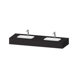 Duravit Einbauwaschtisch-M&ouml;bel-Set Qatego 160x55x17cm, m K, 2 A., B bs, m &Uuml;, gra m (QA4695080800000)