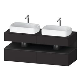 Duravit Waschtischunterschrank Qatego 140x55x60cm, gra m/Gr m, Pl, B beids. (QA4767049800000)