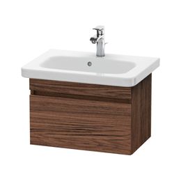 Duravit Waschtischunterschrank Com DuraStyle 58x36,8cm, nussbaum dunkel, 1 Auszug (DS637902121)
