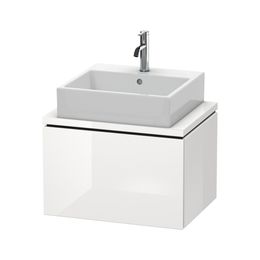 Duravit Waschtischunterschrank Compact L-Cube 62x47,7cm, we. hgl, f Konsole, 1 Auszug (LC580002222)
