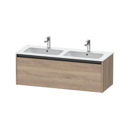 Duravit Waschtischunterschrank Ketho.2 128x48x44cm, 1 Ausz., wandh&auml;ngend, Ei marm. (K25066055550000)