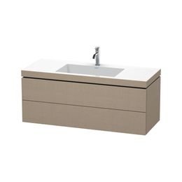 Duravit Waschtischunterschrank c-bonded L-Cube 120x48cm, 1 Hahnl., lei, 2 Schub., wandh&auml;ngend (LC6929O7575)