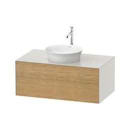 Duravit Waschtischunterschrank White Tulip 100x55cm, E N m/n w m, 1 AZ, 1 Pl, wandh&auml;ngend (WT49760H539)
