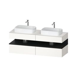Duravit Waschtischunterschrank Qatego 160x55x60cm, E sw/we m, Pl, Beck. beids. (QA4779016840000)