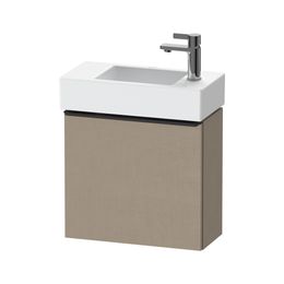 Duravit Waschtischunterschrank D-Neo 48,4x22,2x44cm, 1 T&uuml;r, An R, sw/Leinen (DE4219RBD750000)