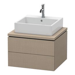 Duravit Waschtischunterschrank L-Cube 62x54,7cm, lei, f Konsole, 2 Schubk&auml;sten (LC581507575)