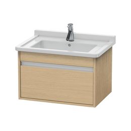 Duravit Waschtischunterschrank Ketho 65x45,5cm, Ei Nat, 1 Auszug, wandh&auml;ngend (KT666303030)