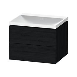 Duravit M&ouml;bel-Set L-Cube 60x48x48cm, o. Hahnl., Ei sw, 2 Schub. (LC6950N16160000)