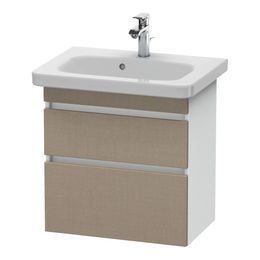 Duravit Waschtischunterschrank Com DuraStyle 58x36,8cm, lei/we ma, 2 SchKa., wandh&auml;ngend (DS647907518)
