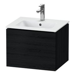 Duravit Waschtischunterschrank Compact L-Cube 52x42,1x40cm, 1 Ausz., wandh&auml;ngend, Ei schwarz (LC611801616)