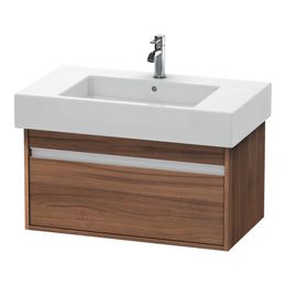 Duravit Waschtischunterschrank Ketho 80x45,5cm, Nussb Nat, 1 Ausz., wandh&auml;ngend (KT669007979)