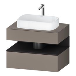 Duravit Waschtischunterschrank Qatego 80x55x60cm, gra m/ba m, Pl, 1 Schubkast. (QA4730080430000)