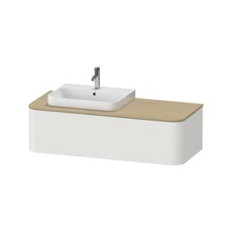Duravit Waschtischunterschrank o. ES Happy D.2 Plus 35,4x130cm, 1 Ausz., Nord we. s-matt, li (HP4942L39390010)