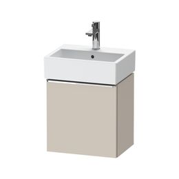 Duravit Waschtischunterschrank D-Neo 43,4x32,2x44cm, 1 T&uuml;r, An R, chr/Taup ma (DE4217R10910000)