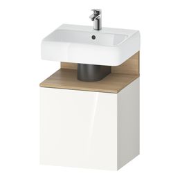 Duravit Waschtischunterschrank Qatego 49x42x64,5cm, 1 T, T re, Ei nat/wei&szlig; hgl (QA4077R30220000)