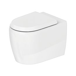 Duravit Stand-WC, Tiefsp&uuml;ler Qatego 39x60cm, 4,5 l, Rimless, wei&szlig; Hochglanz (2020090000)